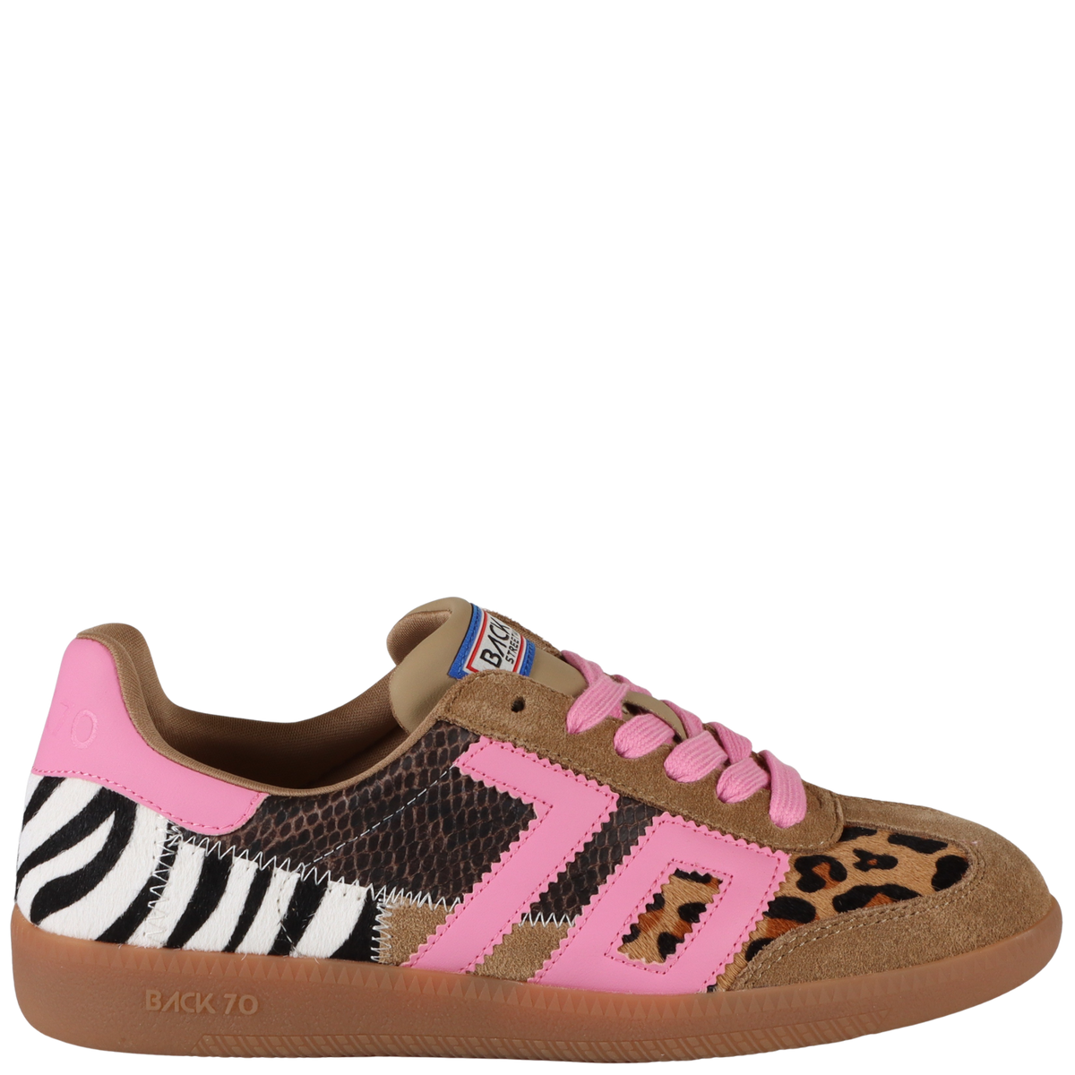 BACK 70 - SQUID in LEOPARD ZEBRA FUXIA Sneakers – Pumps Boutique