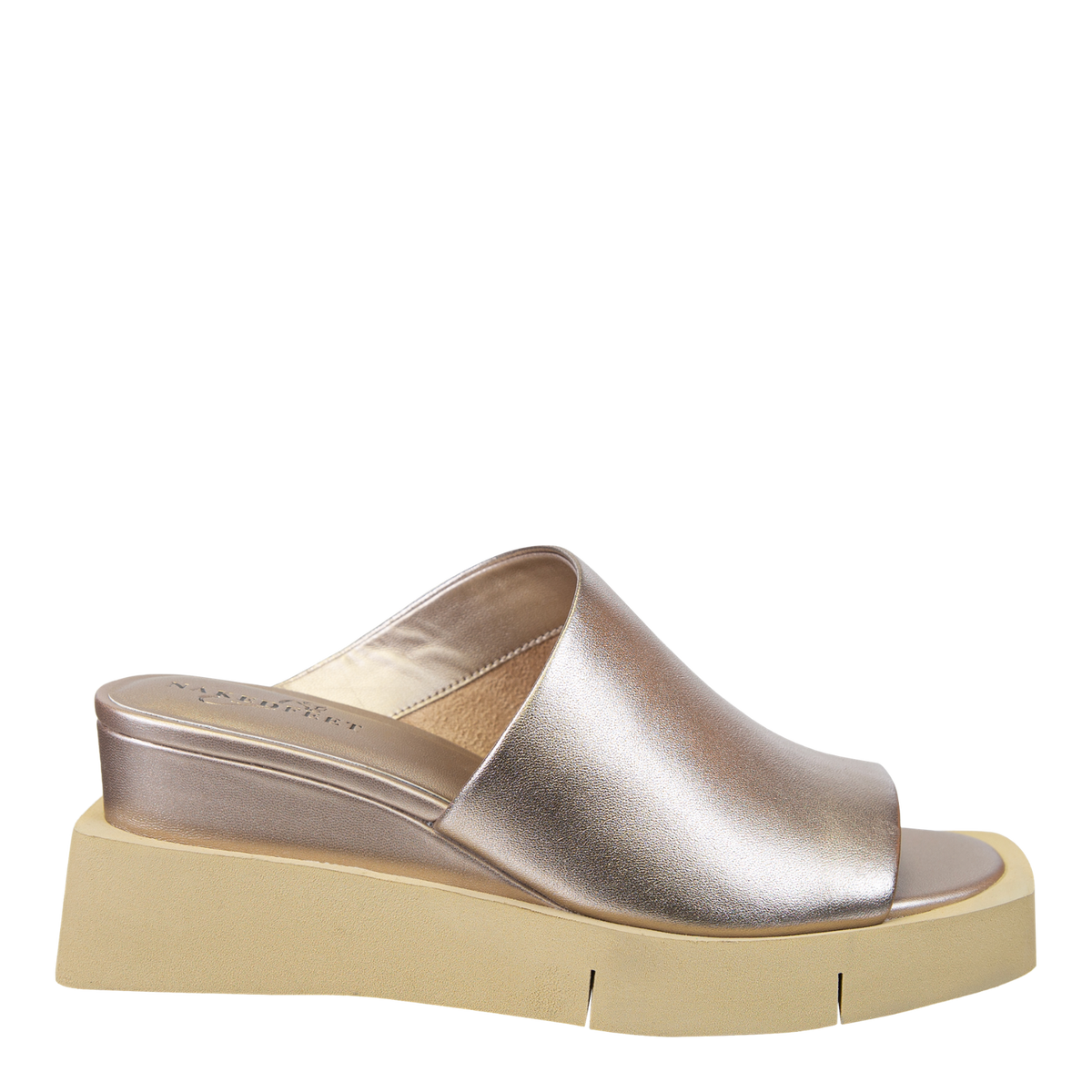 NAKED FEET - INFINITY in ROSE GOLD Wedge Sandals – Pumps Boutique